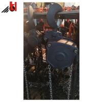 China Building Steel 3T Fixed Overload Chain Block Hoist for sale