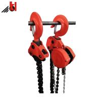China Ratcheting Construction Crane Monorail Chain Block 3m Lifting for sale