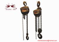 China CE GS Heavy Duty Lifting Tool Elephant Type Manual Chain Pulley Block Hoist 5T for sale