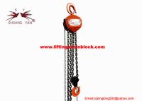 China Hook Hanging Hand Chain Hoist Ideal for Small Spaces and Heavy Loads for sale