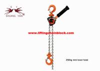 China Construction Workshop Mining Lever Chain Hoist 1.5M Lifting for sale