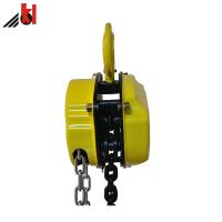 China 2200 Ib Steel Lifting Chain Block Lightweight Alloy Cover Chain Pulley for sale