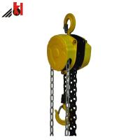 China 2200 Ib Steel Lifting Chain Block Lightweight Alloy Cover Chain Pulley for sale
