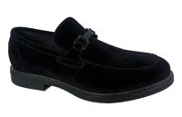 China Men's Suede Shoes, Casual Slip-on Dress Shoes with Buckle Detail for sale
