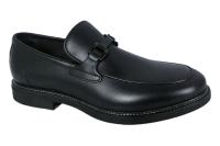China Men's Leather Loafers, Casual Slip-on Dress Shoes with Buckle Detail for sale