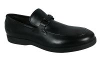 China Men's Leather Loafers, Casual Dress Shoes with Buckle Detail for sale