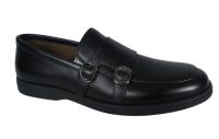 China Men's Leather Loafers, Casual Shoes with Buckle Detail for sale