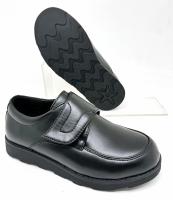 China Kids' Black Leather School Shoes for sale