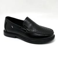 China Kids' Black Leather Shoes for sale