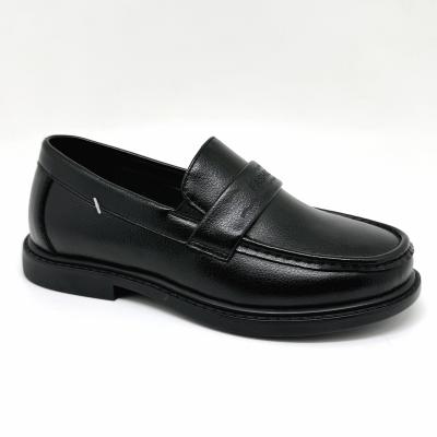 China Kids' Black Leather Shoes for sale