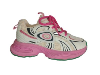 China Kids Chunky Dad Sneakers Casual Breathable Mesh Platform Sports Shoes for sale
