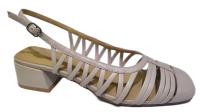 China Patent Lace-Up Slingback Pumps Women Pointed Toe Thin Kitten Heel Sandals Party Dress Heels for sale