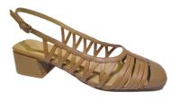 China Patent Lace-Up Slingback Pumps Women Pointed Toe Thin Kitten Heel Sandals Party Dress Heels for sale