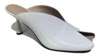 China Women Peep Toe Mules Stiletto High Heels Slip On Slipper Heels For Party Club Daily Wear for sale