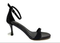 China Women Glitter Ankle Strap Stiletto Heel Sandals, Open Toe Thong High Heel Party Dress Shoes for sale