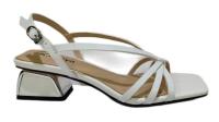 China Women Multi Thin Strap Slingback Heel Sandals, Square Open Toe Block Heel Ankle Buckle Summer Dress Shoes for sale
