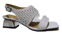 China Women Slingback Heel Sandals, Square Open Toe Block Heel Ankle Buckle Summer Dress Shoes for sale