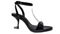 China Women  Ankle Strap Stiletto Heel Sandals, Open Toe Thong High Heel Party Dress Shoes for sale