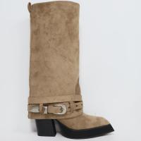 China Ladies Leather Boots for sale
