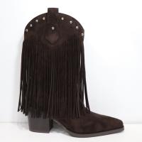 China Ladies Leather Boots for sale
