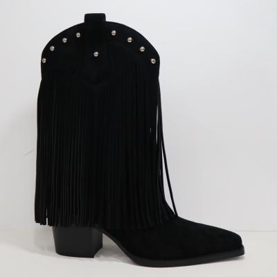 China Ladies Leather Boots for sale