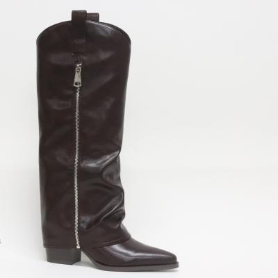 China Ladies Leather Boots for sale