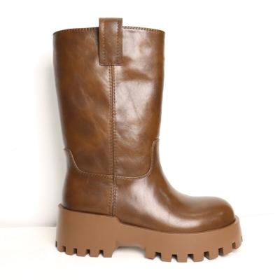 China Ladies Leather Boots for sale