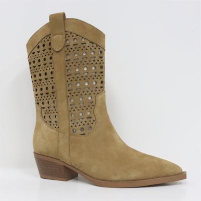 China Ladies Leather Boots for sale
