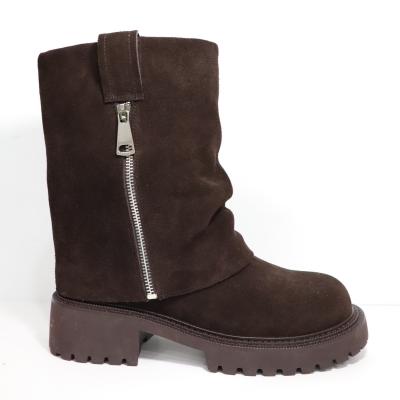 China Ladies Leather Boots for sale