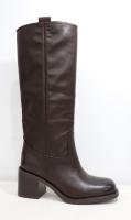China Ladies Leather Boots for sale