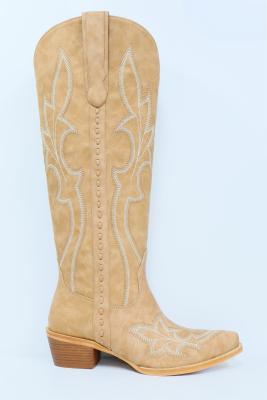 China Ladies Leather Boots for sale
