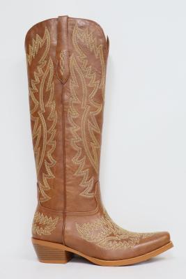 China Ladies Leather Boots for sale