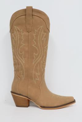 China Ladies Leather Boots for sale