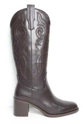 China Ladies Leather Boots for sale