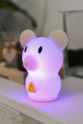 China Soft Cute Mouse Childrens Novelty Night Lights Eco - Friendly Design  For Kids Gift for sale