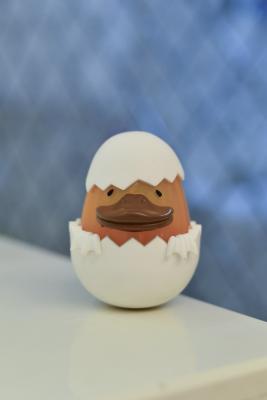 China Cute Animal Personalised Baby Night Light Egg Duck Shape  EMC Approved for sale