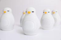China White Penguin Toddler Sleep Training Clock No - Toxic For Baby Room for sale