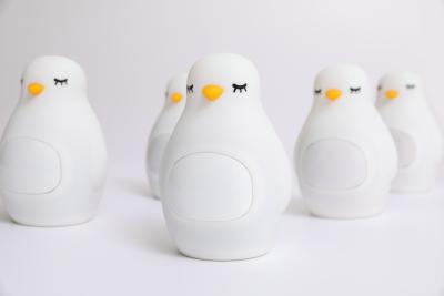 China White Penguin Toddler Sleep Training Clock No - Toxic For Baby Room for sale
