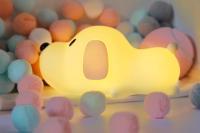 China Soft Silicone Puppy Rechargeable Night Lamp With USB Cable Charge for sale