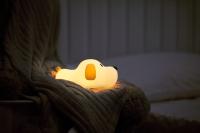 China Portable Smart Soft Silicone Puppy Dog Night Light CE Certification for sale