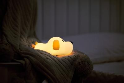 China Portable Smart Soft Silicone Puppy Dog Night Light CE Certification for sale