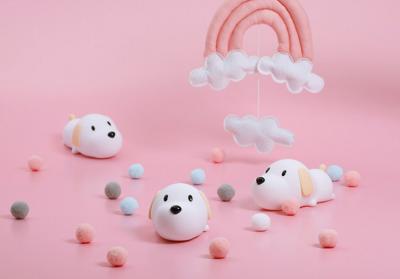 China Comfortable Cartoon Puppy Dog Night Light Color Sleep For Children for sale