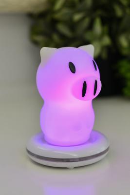 China Comfortable Colorful Portable Rechargeable Night Light For Newborn Baby for sale