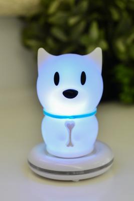 China Small Carton Dog Rechargeable Night Lamp / Bedside Newborn Night Light for sale