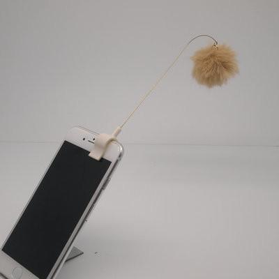 China Colorful Interactive Cat Toys Rod Cat - Teasing Stick Clip Design for sale