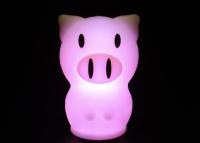 China Non Toxic Silicone LED Night Light , Cute And Compact Rechargeable Night Light for sale