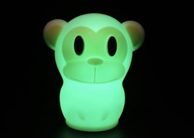 China Led Warm Monkey Night Light Nursery / Cute Animal Girl Night Light Lamp for sale