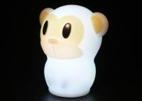 China Portable Customized Colorful Monkey Night Light Nursery Kids Sleep Lamp for sale