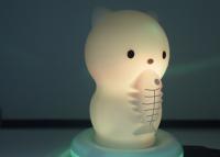 China Multiple Cute Animal Shaped Night Lights LED Rechargeable BPA Free 197g for sale