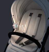 China Portable Suspension Stroller Sleep Aid Night Light Free Loading And Unloading for sale